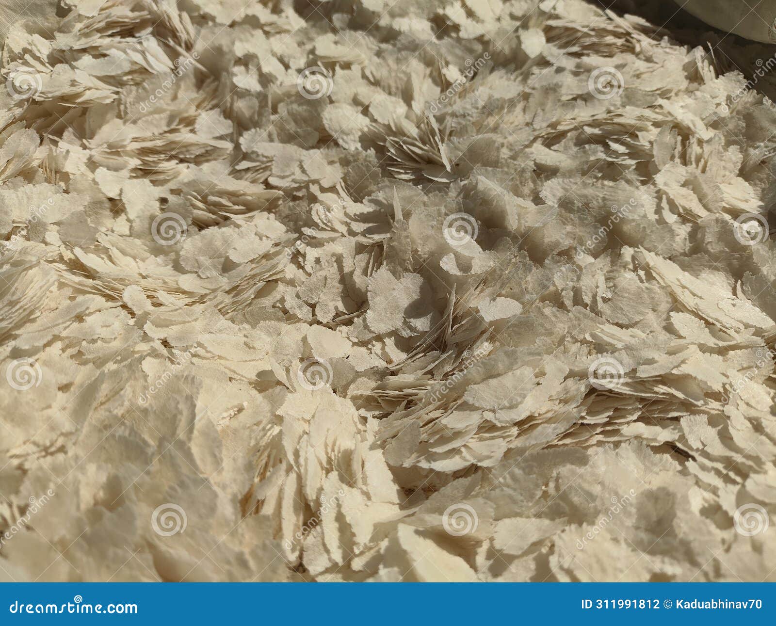 Raw Poha flakes stock photo. Image of food, indian, ingredient - 311991812