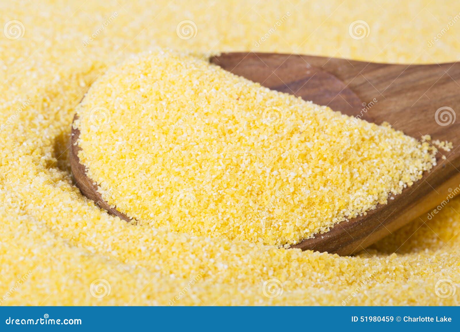 Raw Polenta Close Up stock image. Image of ingredient - 51980459
