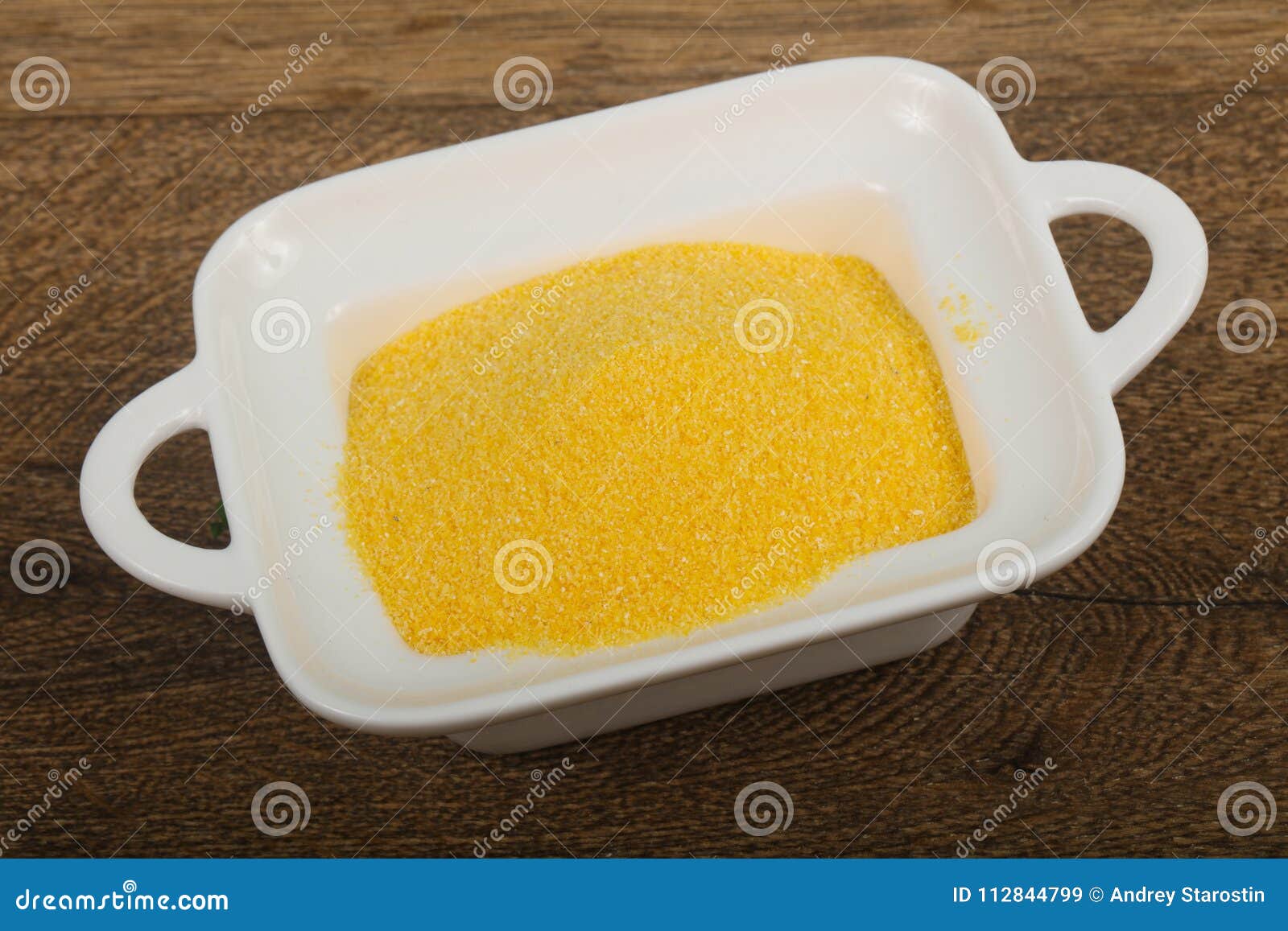 Raw polenta stock image. Image of isolated, nutrition - 112844799