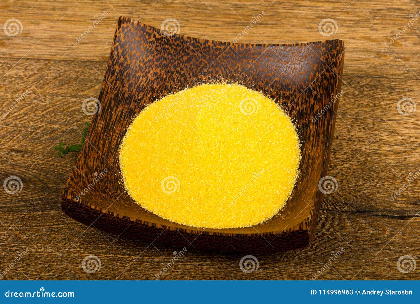 Raw polenta stock image. Image of organic, gourmet, food - 114996963