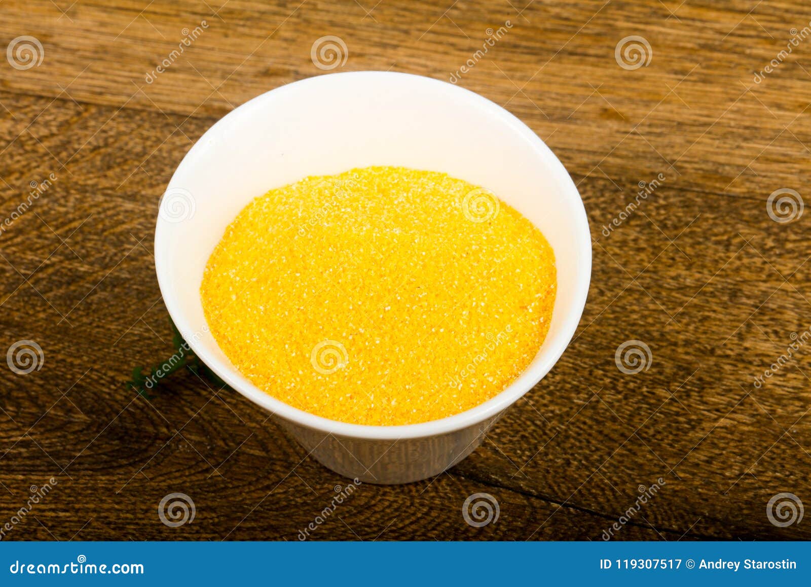 Raw polenta stock image. Image of hominy, grain, heap - 119307517