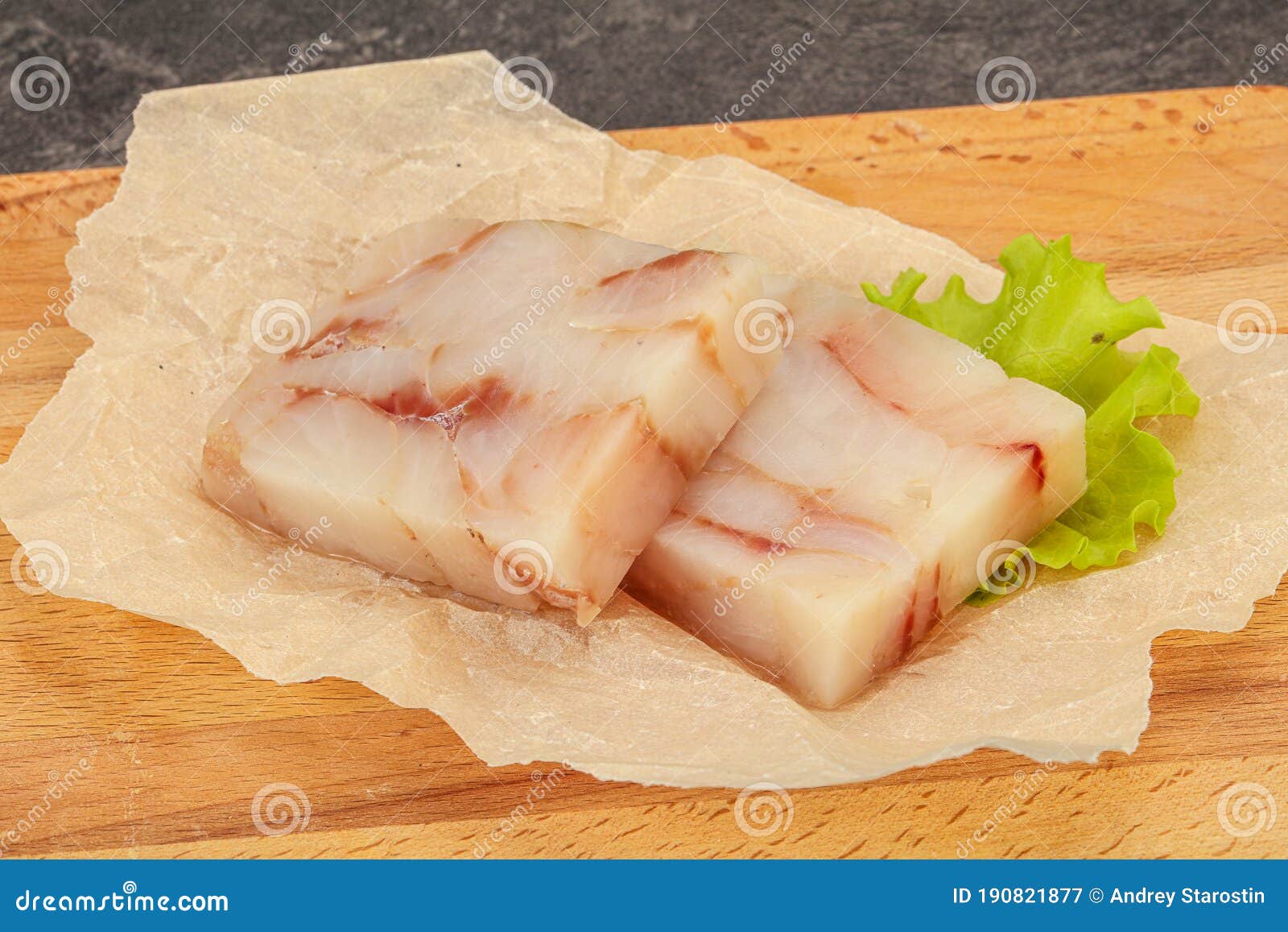 Raw Pollock Fish Fillet for Cooking Stock Image - Image of pollock ...