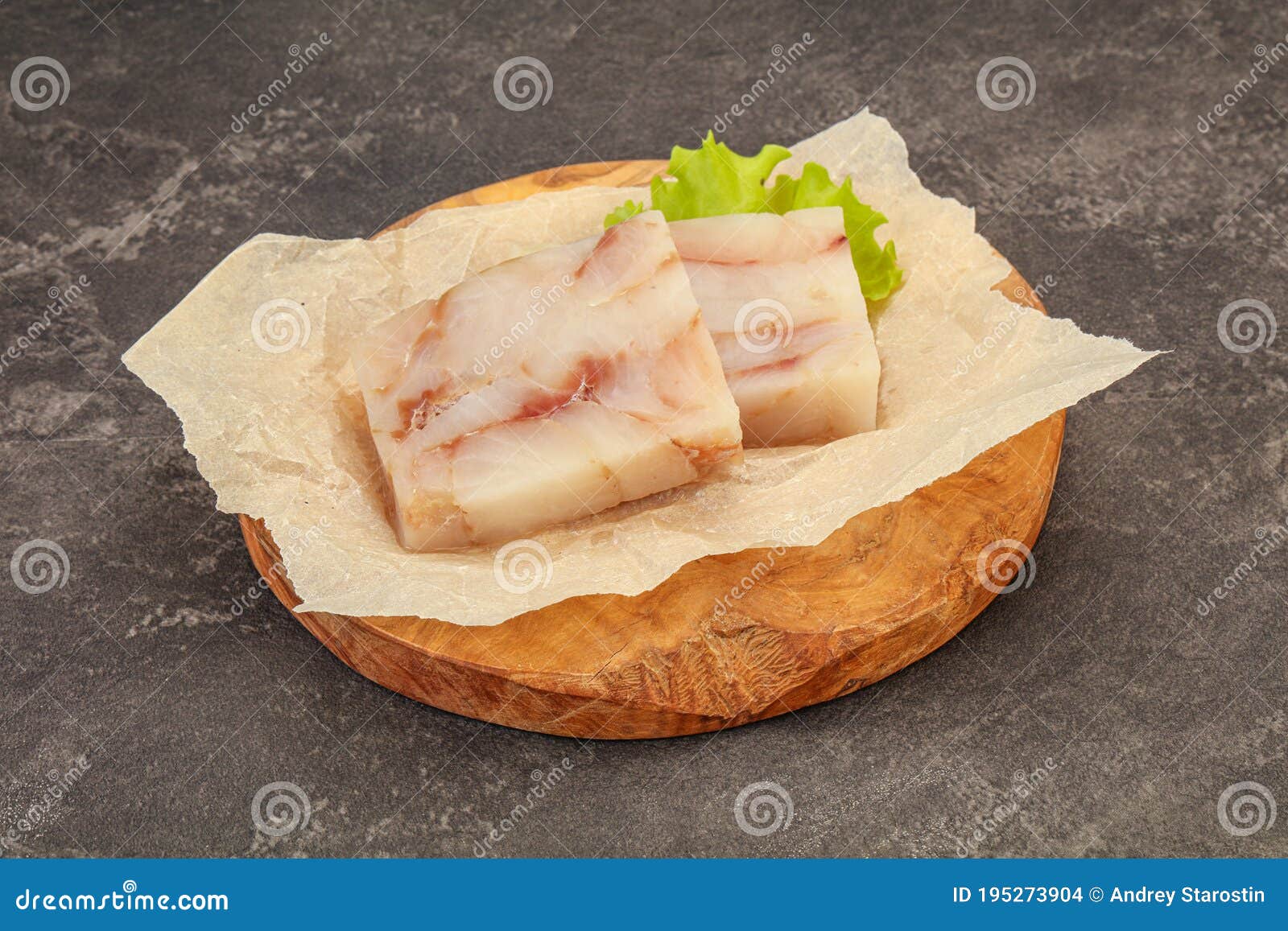Raw Pollock Fish Fillet for Cooking Stock Photo - Image of meat ...
