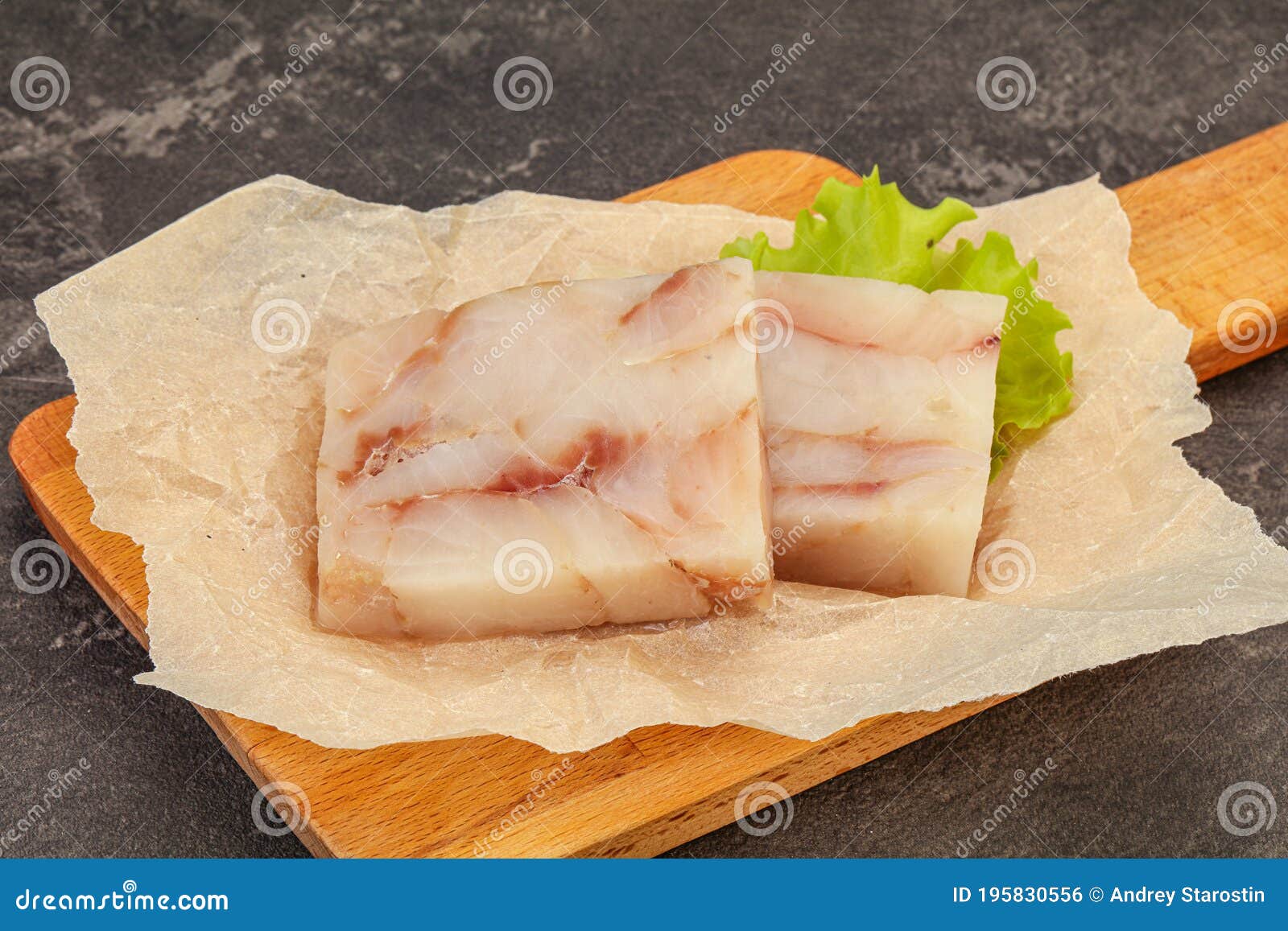 Raw Pollock Fish Fillet for Cooking Stock Photo - Image of alaska ...