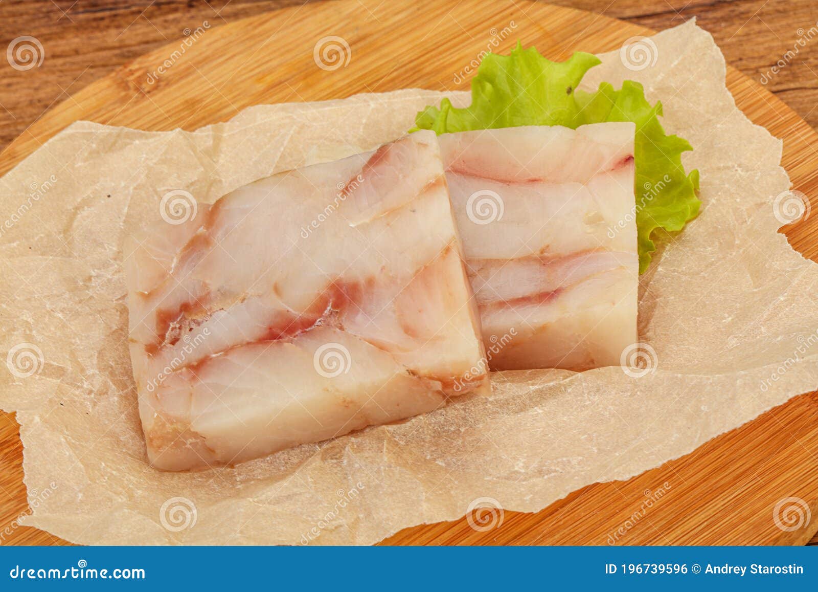 Raw Pollock Fish Fillet for Cooking Stock Photo - Image of healthy ...