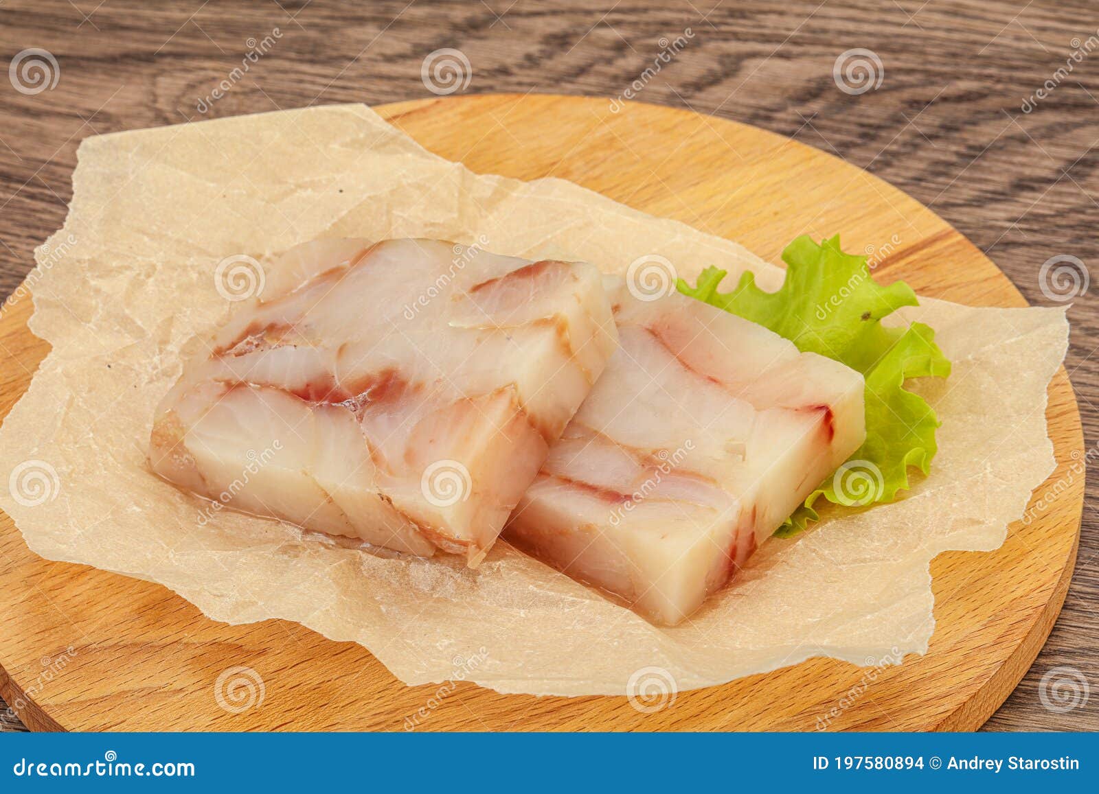 Raw Pollock Fish Fillet for Cooking Stock Photo - Image of pangasius ...