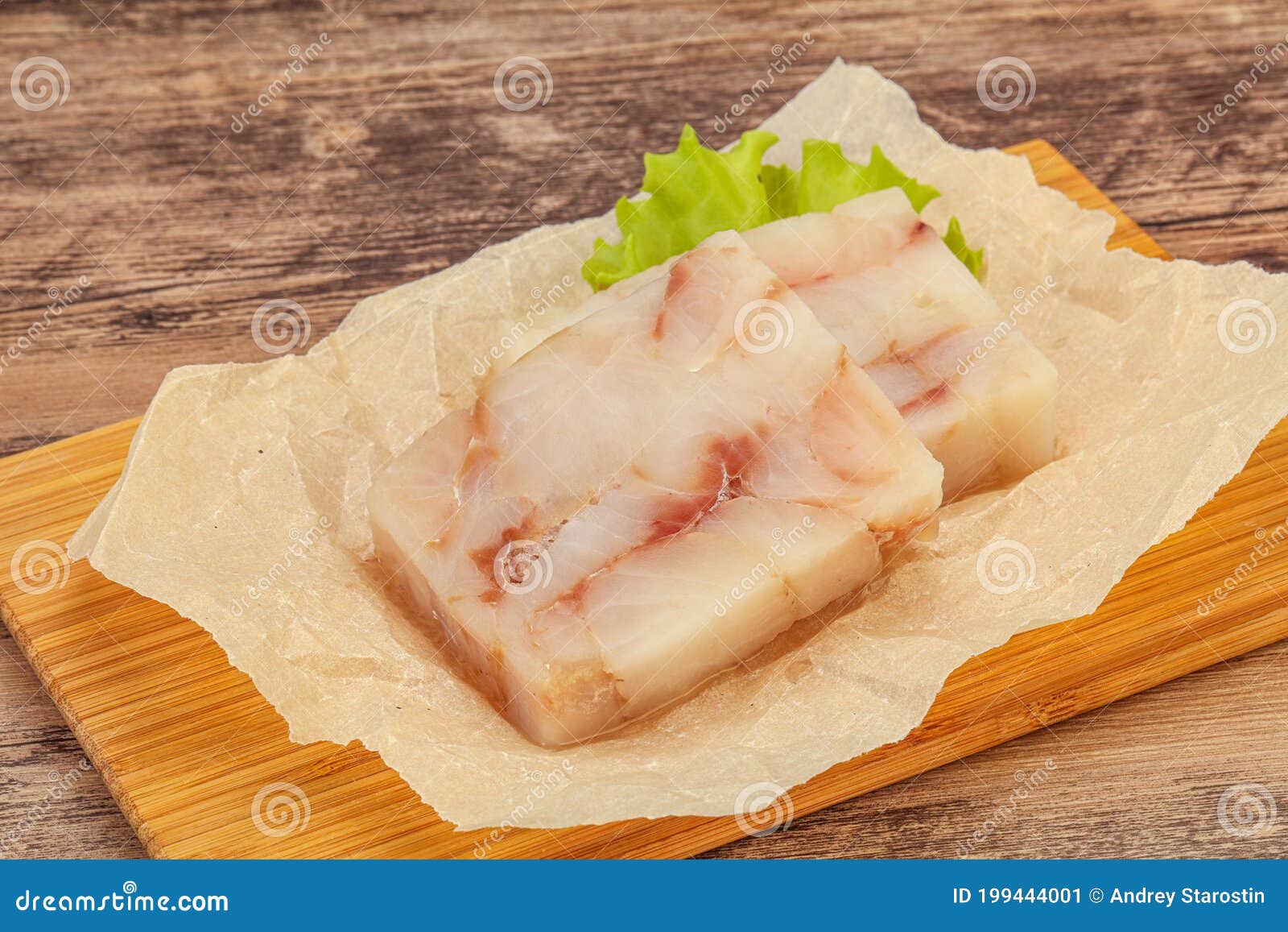 Raw Pollock Fish Fillet for Cooking Stock Image - Image of pollock ...
