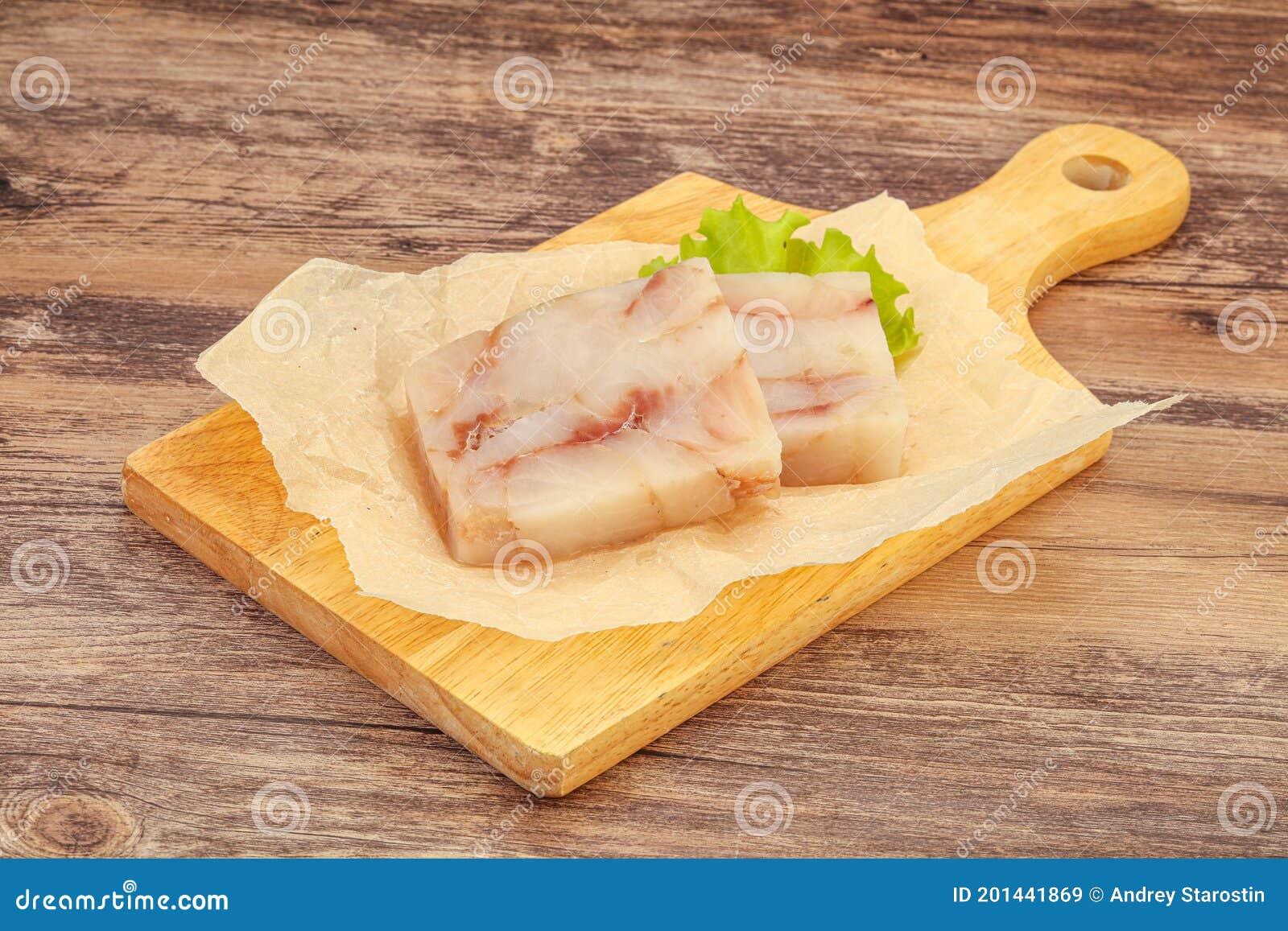 Raw Pollock Fish Fillet for Cooking Stock Image - Image of fresh, lemon ...