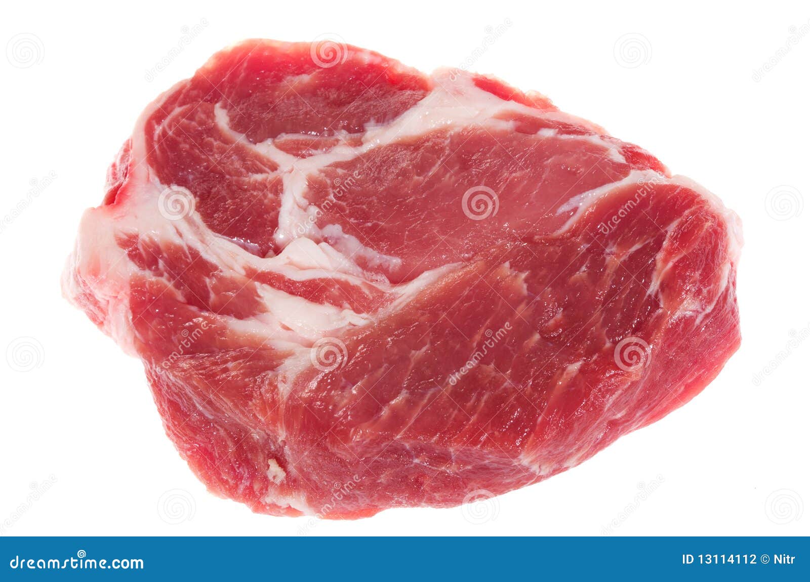 Raw pork stock photo. Image of isolated, meat, pork, background - 13114112