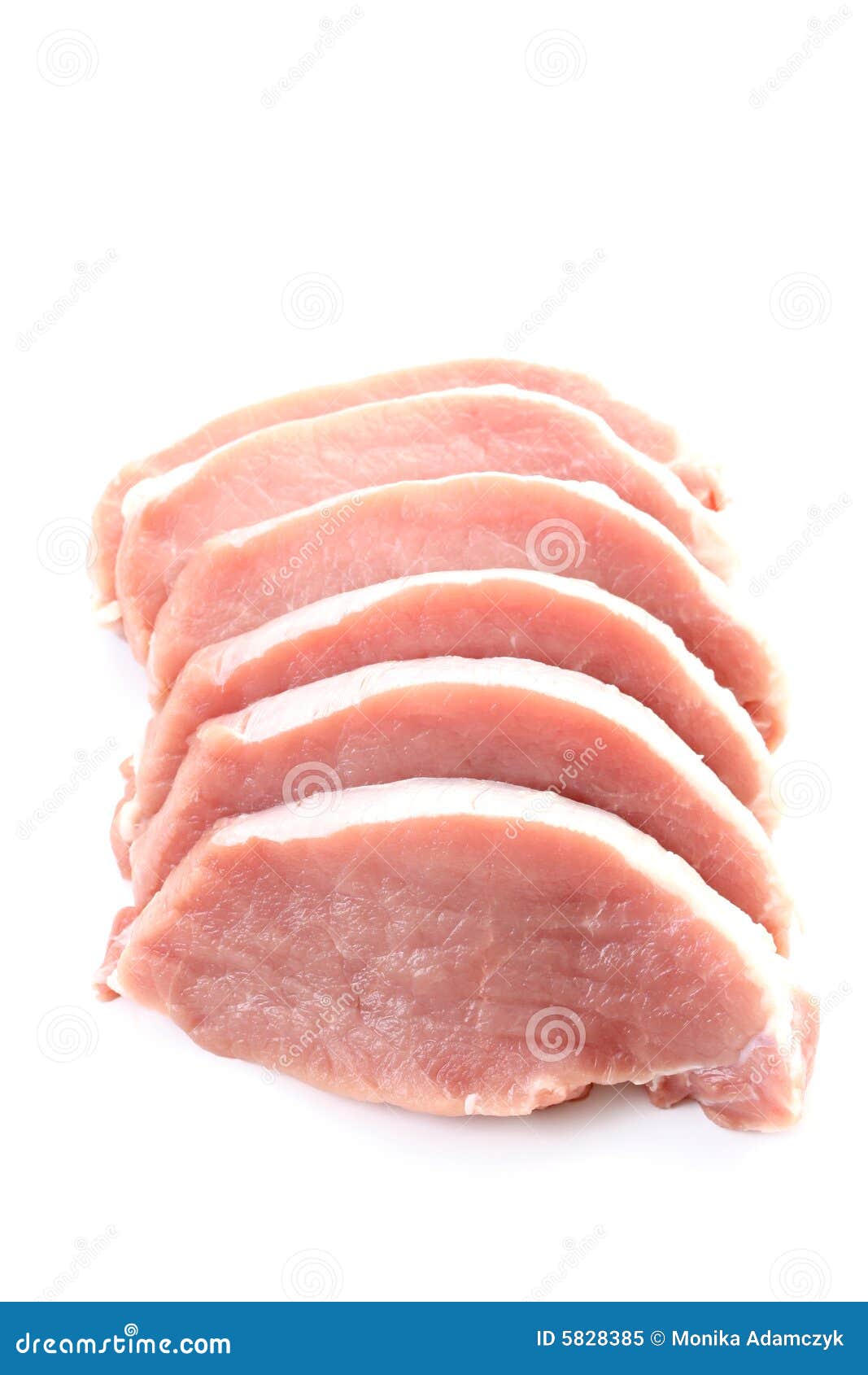 Raw pork stock image. Image of food, drink, animal, fillet - 5828385