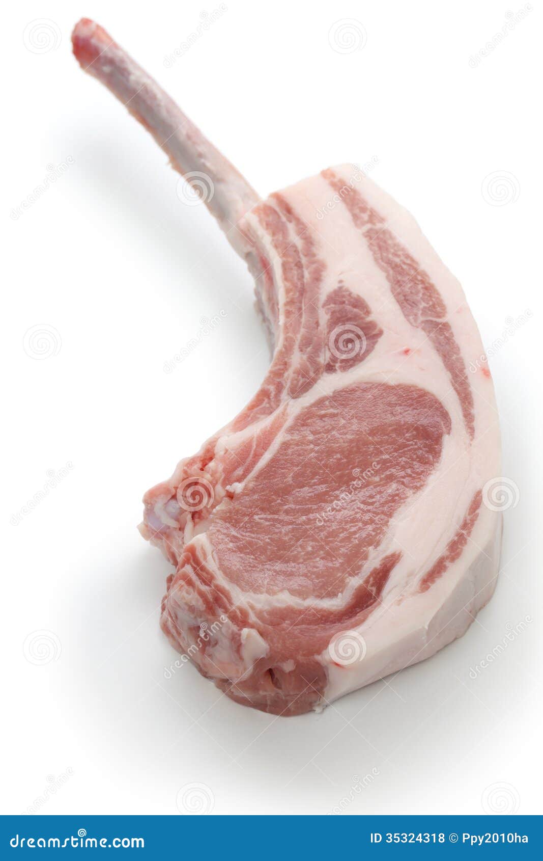 Raw pork chop stock photo. Image of pork, food, meal - 35324318