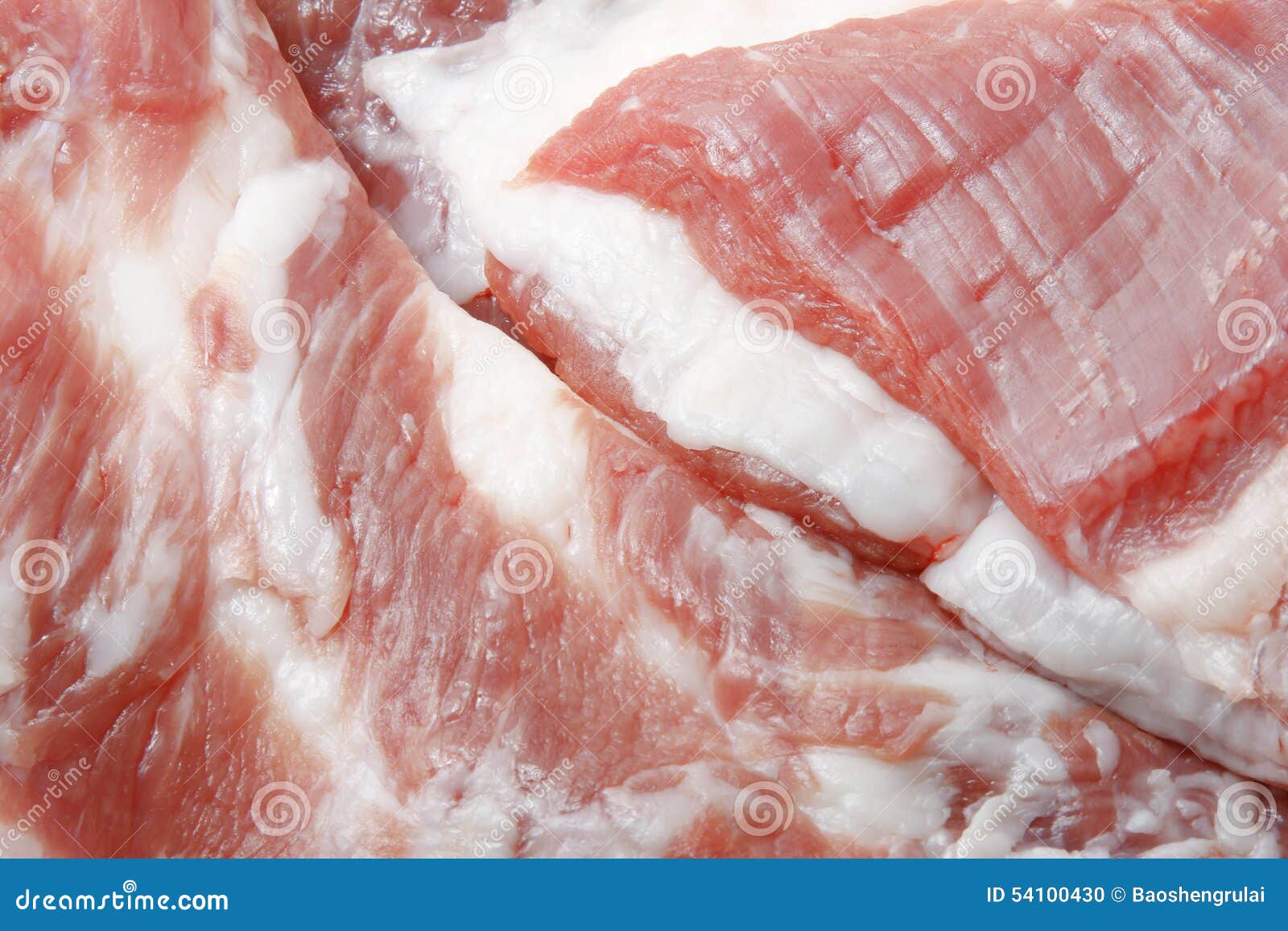 Raw pork stock photo. Image of steak, meat, texture, white - 54100430