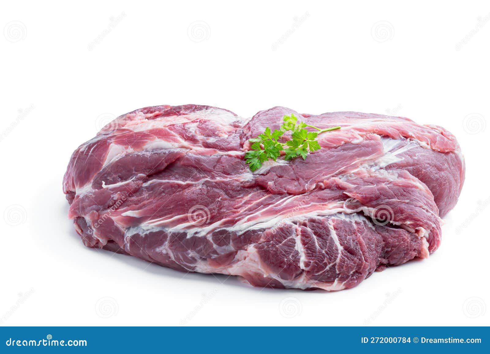Raw Pork Heart Shaped Meat Isolated on White Background Stock Photo ...