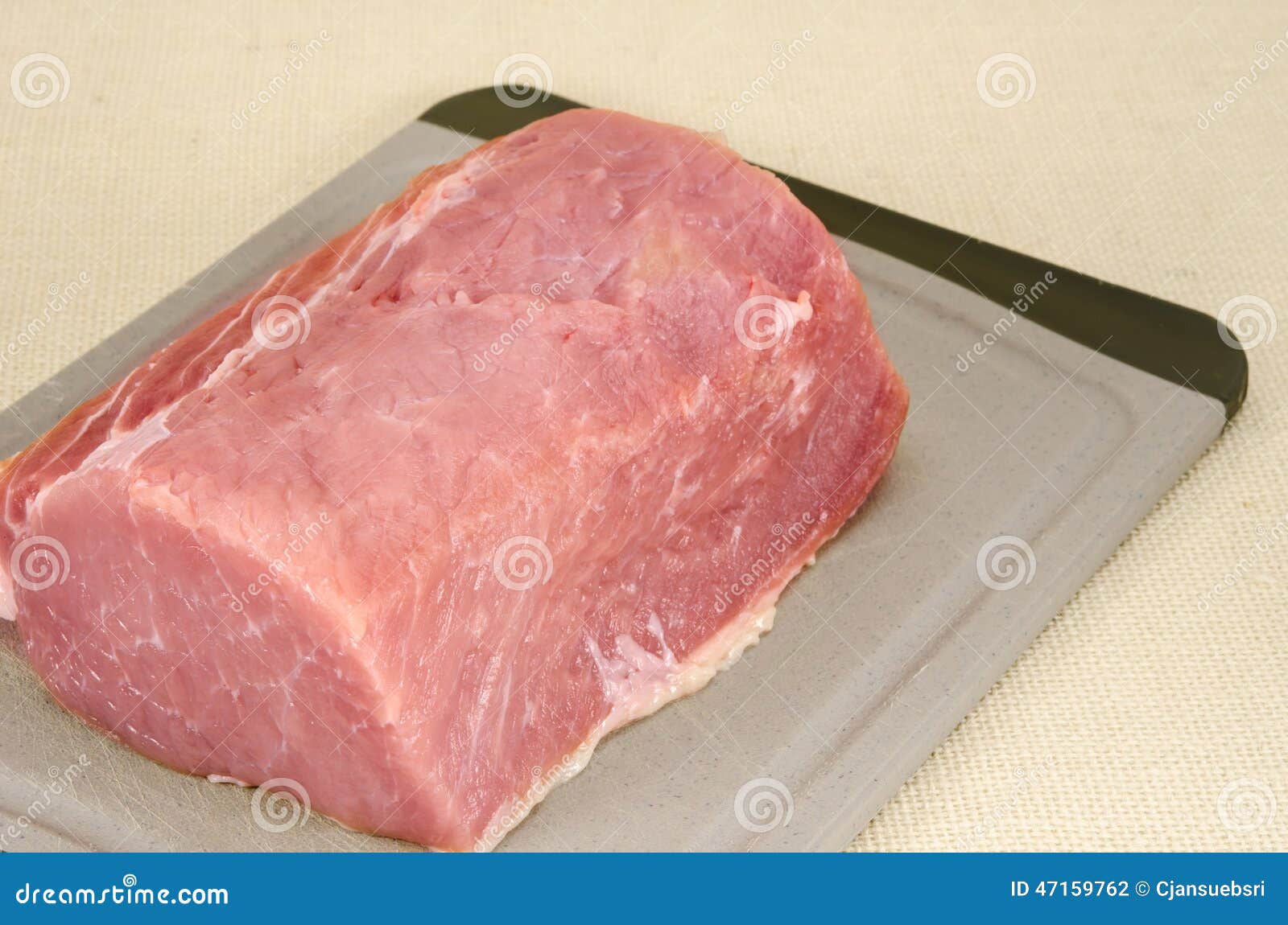 Raw pork stock photo. Image of food, meat, board, fillet - 47159762