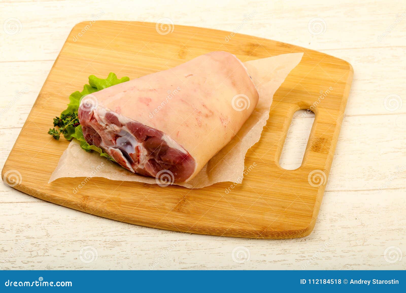Raw pork knee stock photo. Image of traditional, meat - 112184518