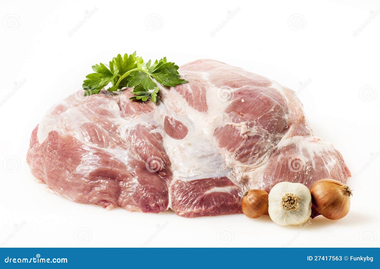 Raw pork meat stock image. Image of cuisine, isolated - 27417563