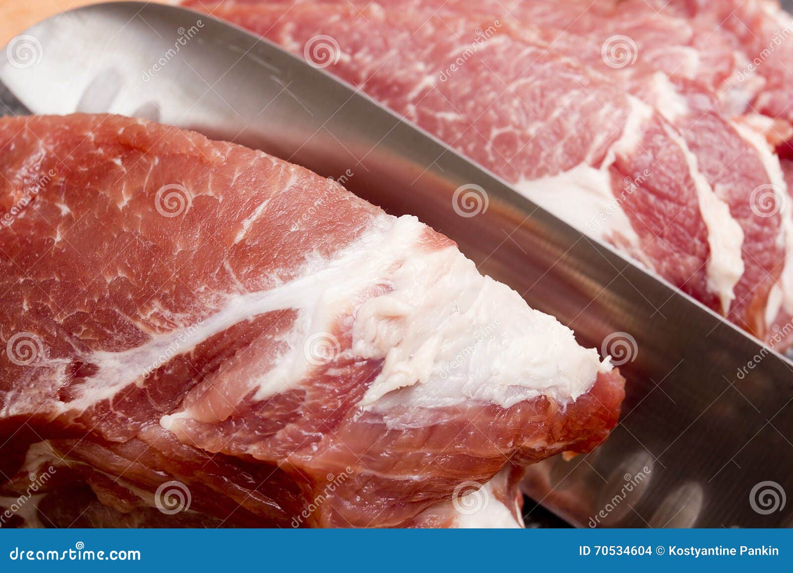 Raw pork meat close-up stock photo. Image of bake, brisket - 70534604