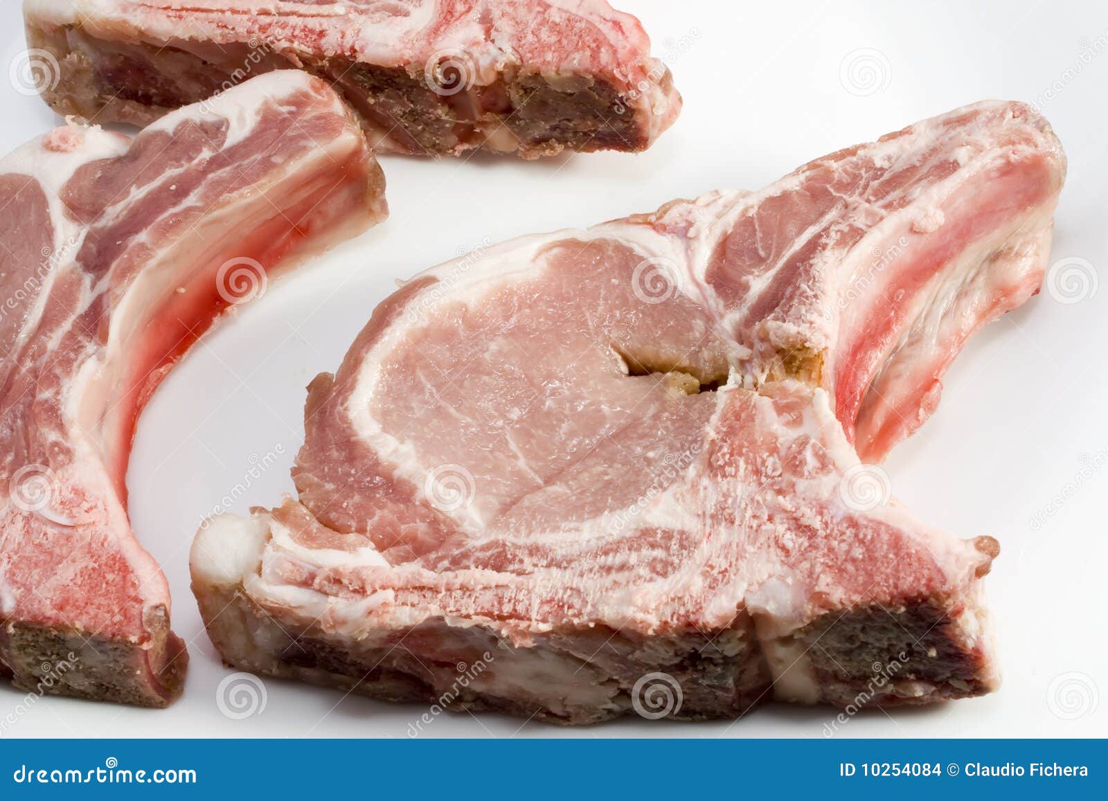 Raw pork ribs stock photo. Image of fillet, dinner, stack - 10254084