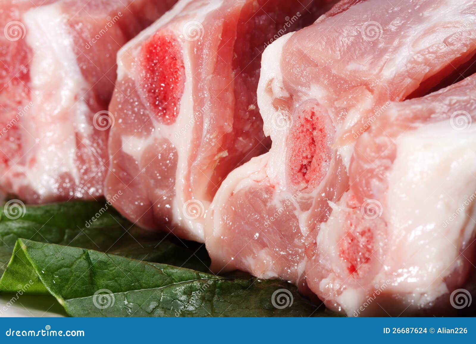 Raw pork ribs stock photo. Image of cuisine, pork, short - 26687624