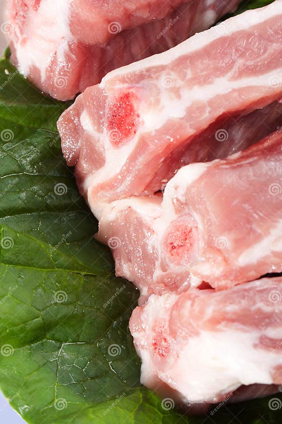 Raw pork ribs stock image. Image of stack, pile, summer - 26687723