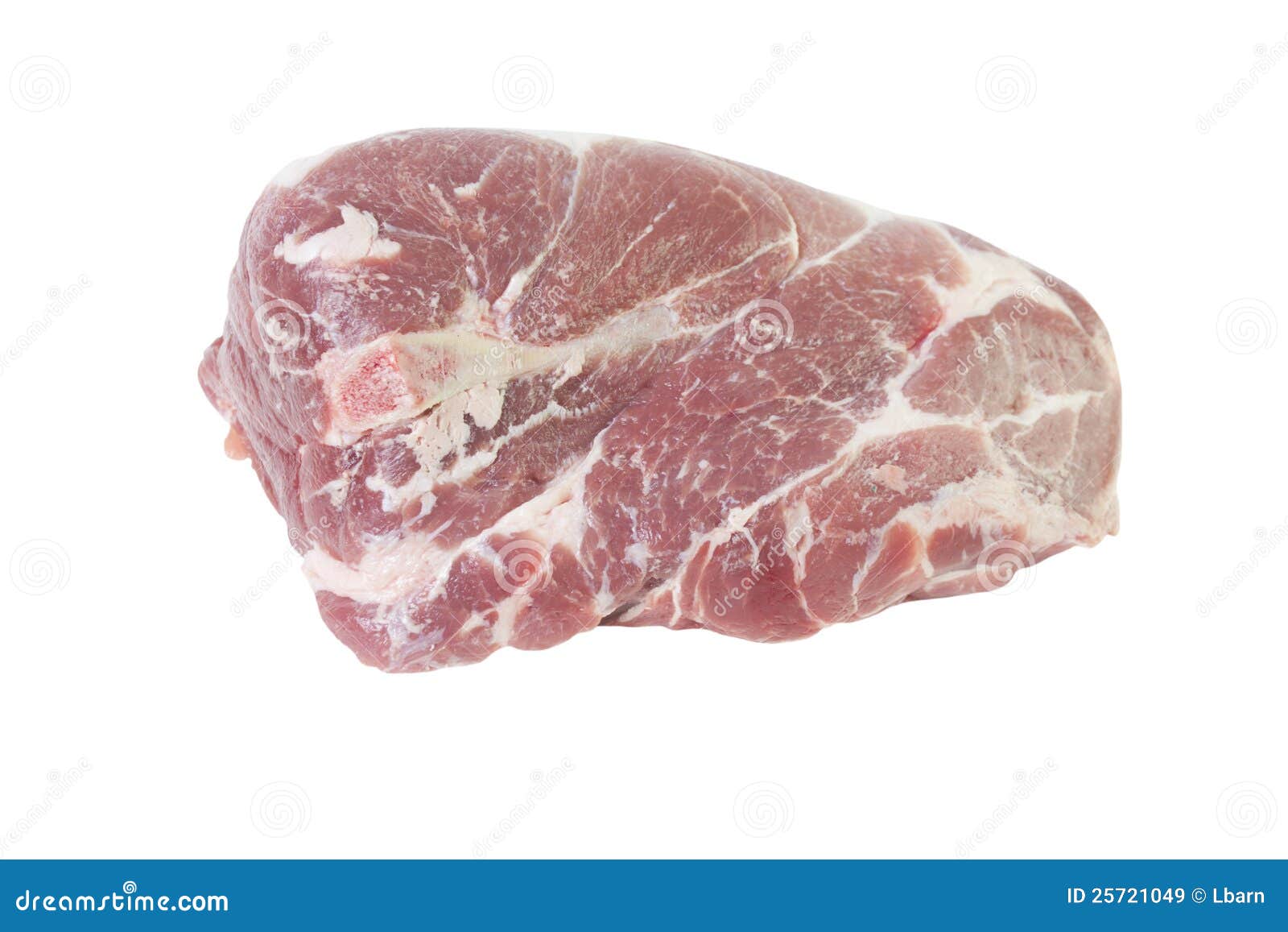 Raw pork roast stock image. Image of white, plate, meat - 25721049
