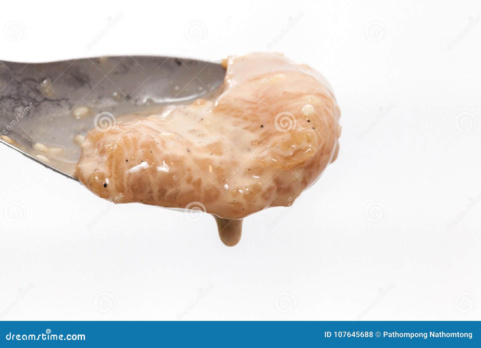Raw Pork Slice Meat with Fermented Stock Photo - Image of marinated ...