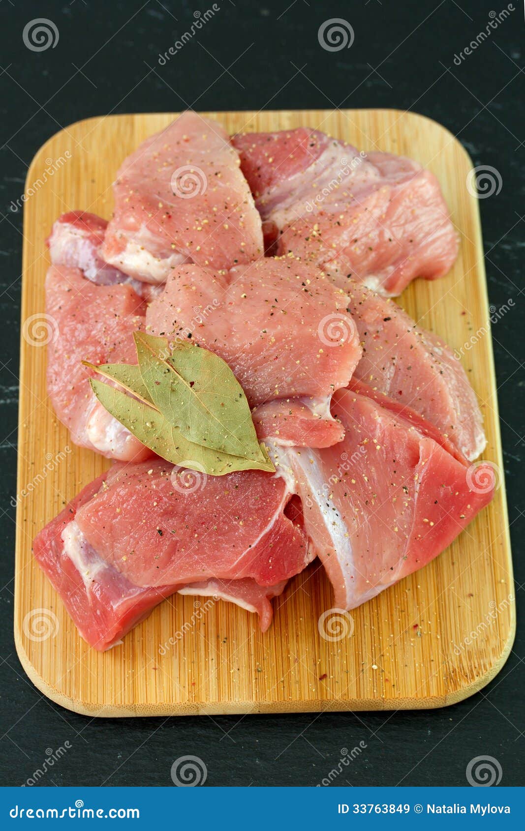 Raw pork stock image. Image of dinner, ingredient, eating - 33763849