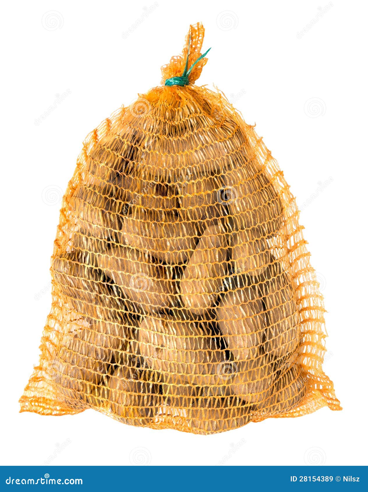 Raw potato sack stock image. Image of market, healthy - 28154389