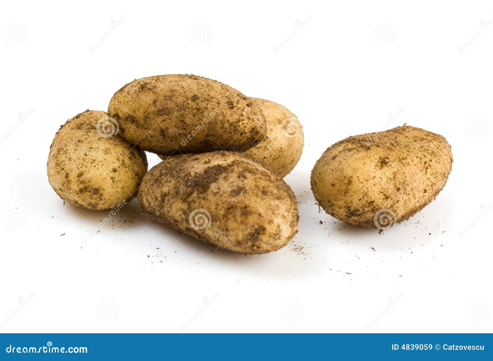 Raw potatoes stock image. Image of agriculture, staple - 4839059