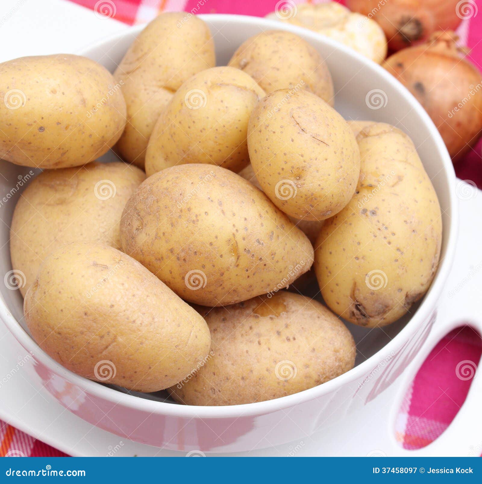 Raw Potatoes stock image. Image of vegetables, uncooked - 37458097