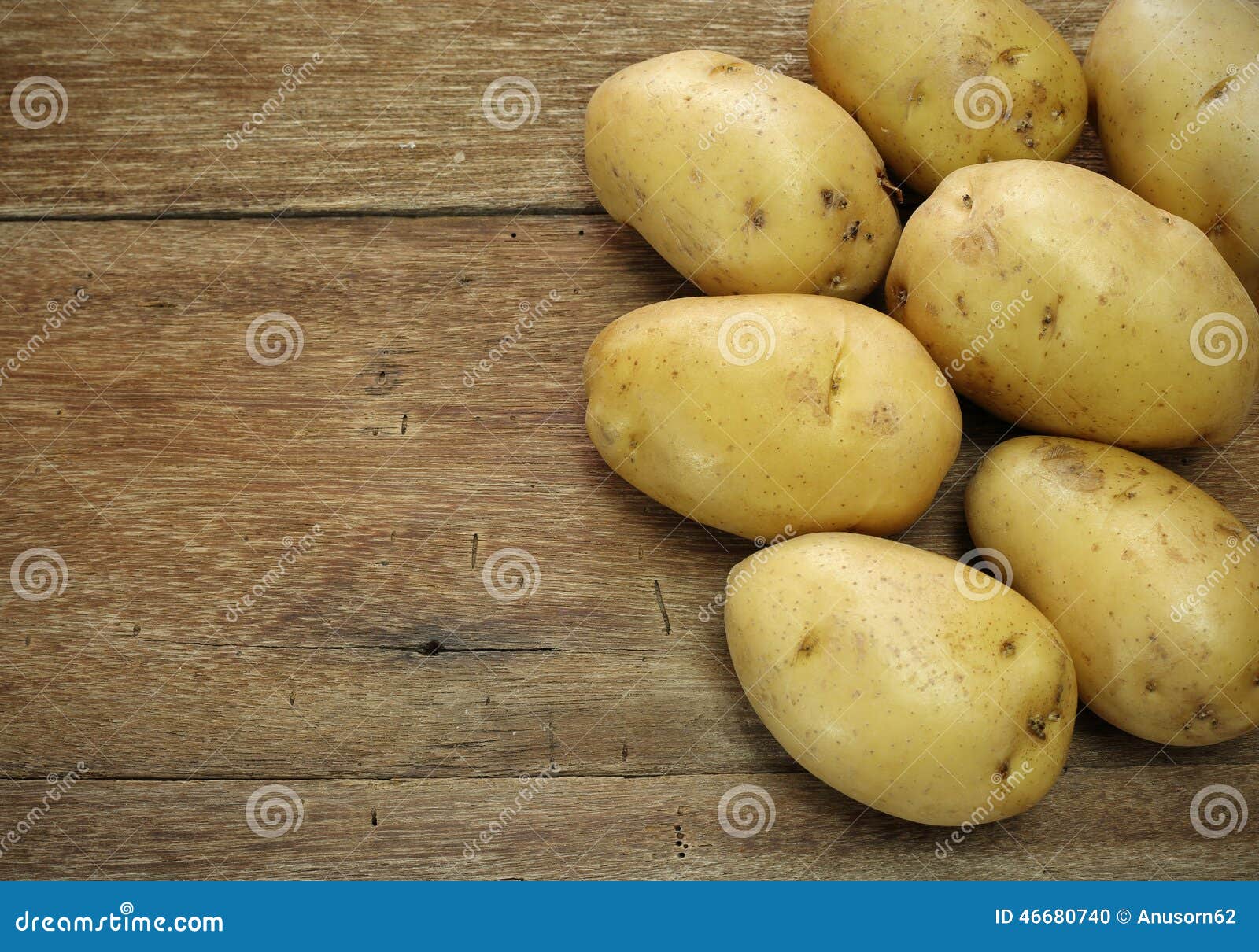 Raw potatoes stock photo. Image of dinner, vegetarian - 46680740