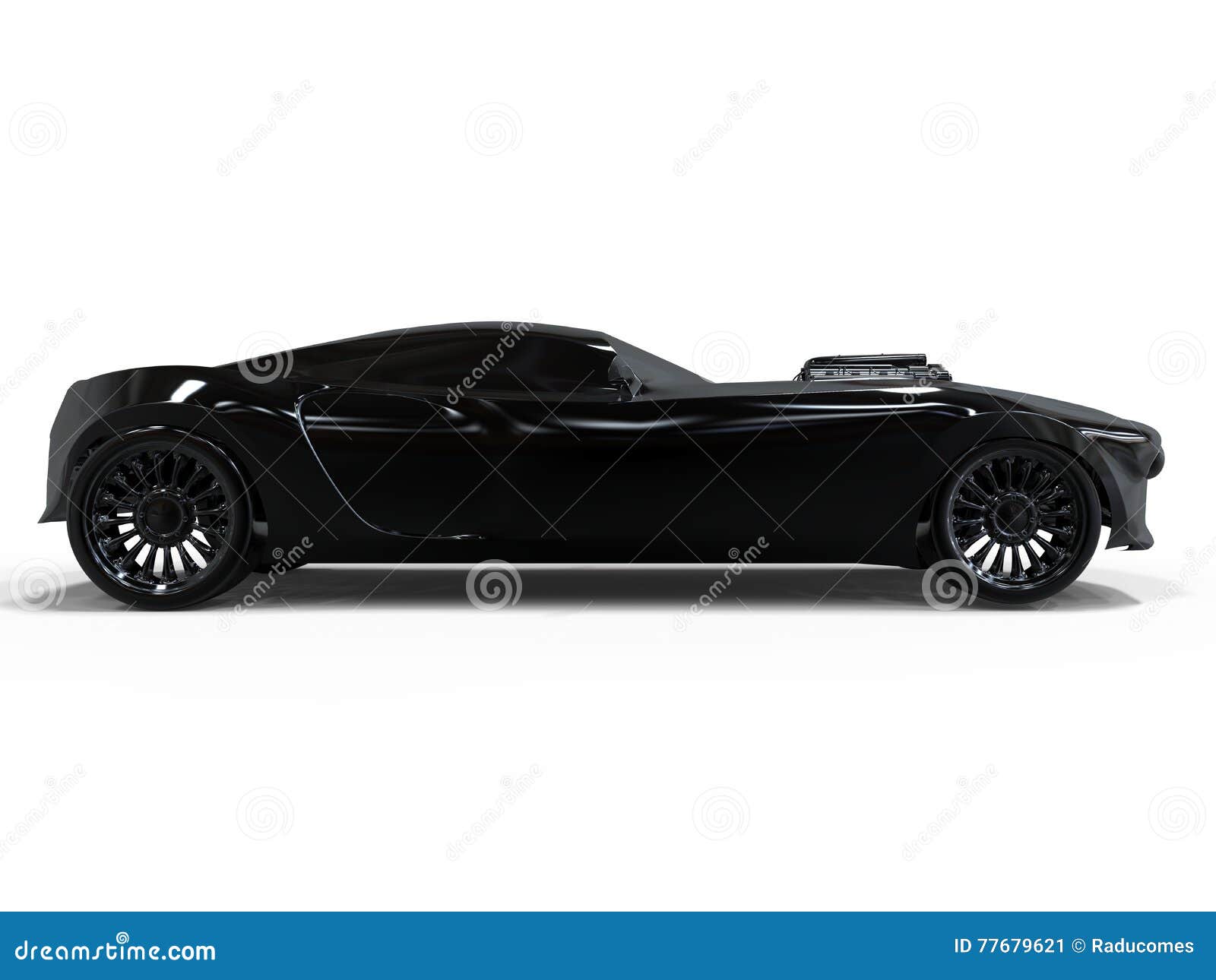 Raw power car concept stock illustration. Illustration of composition ...