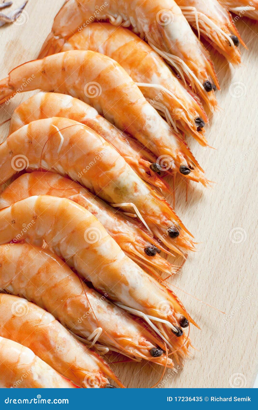 Raw prawns stock image. Image of inside, nourishment - 17236435