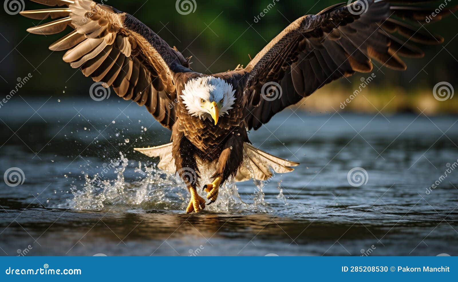 The Raw Primal Thrill of the Eagle S Success in Capturing the Fish ...