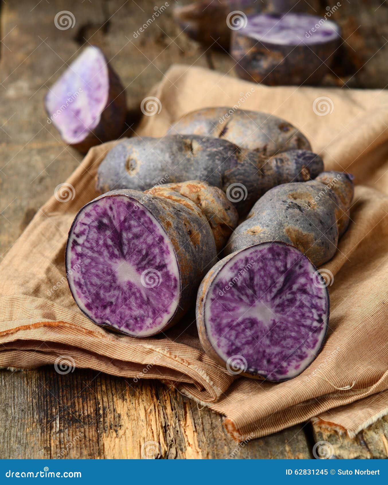 Raw purple potato stock image. Image of natural, naturally - 62831245