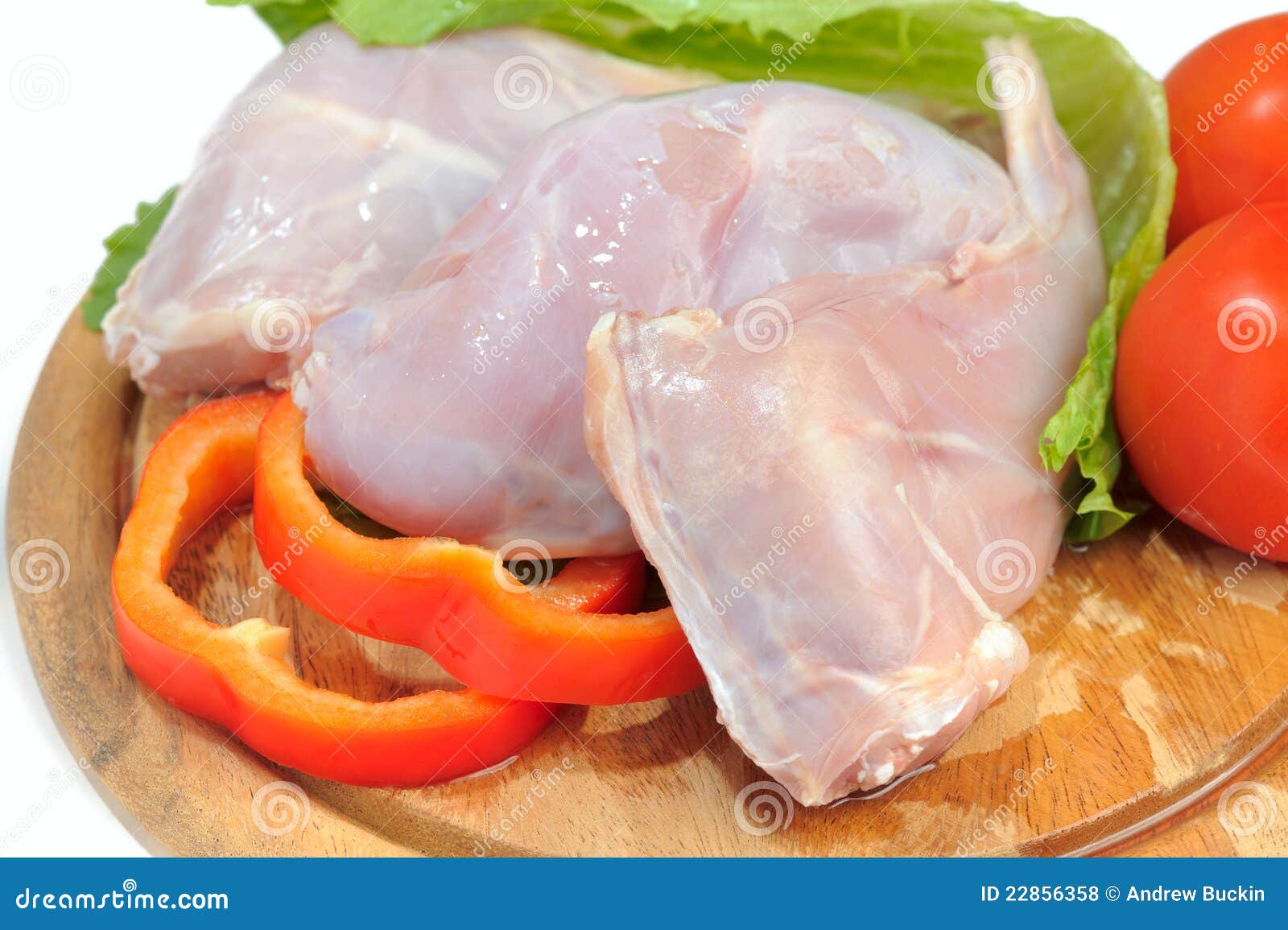Raw rabbit meat stock photo. Image of ingredient, board - 22856358