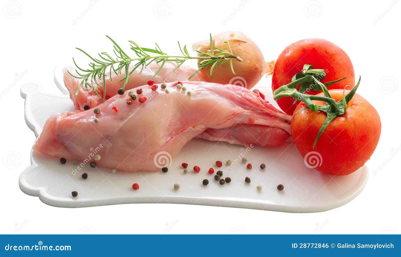 Raw rabbit meat stock photo. Image of poultry, dinner - 28772846