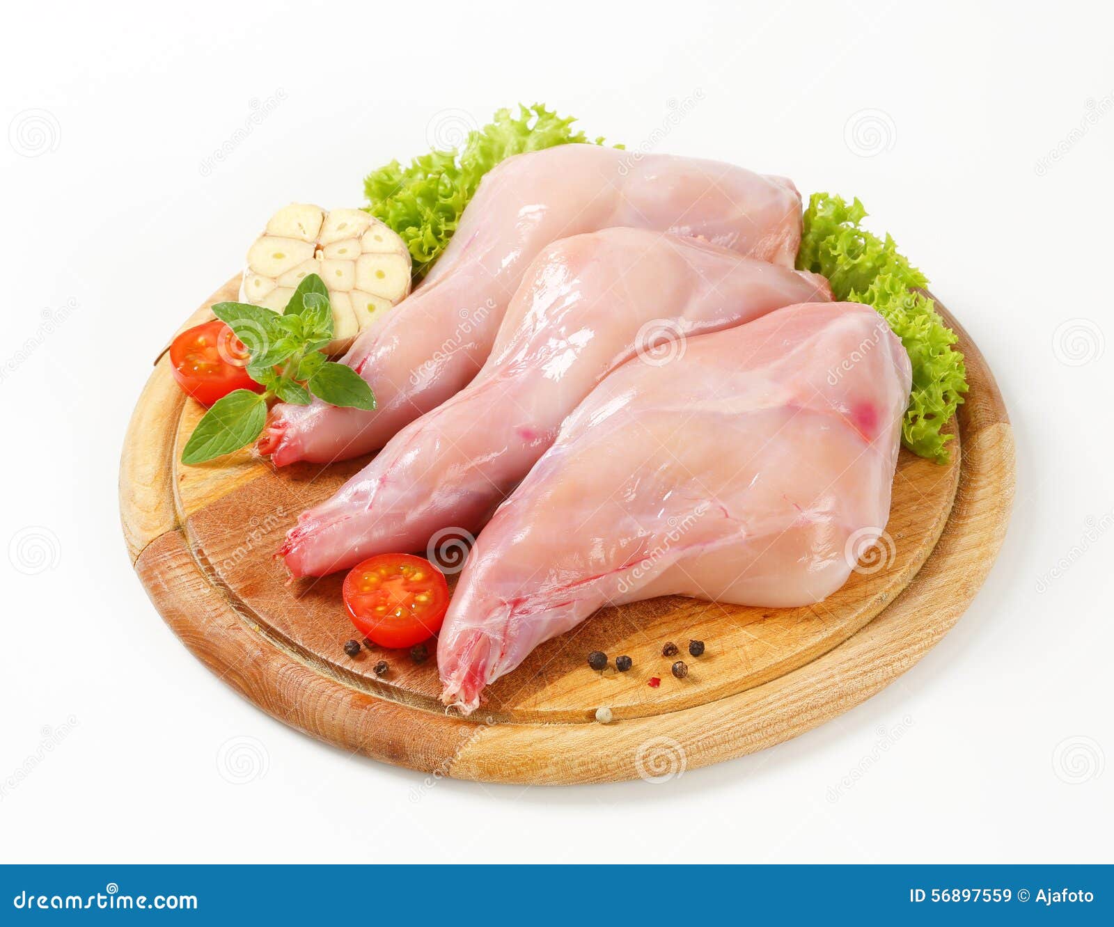 Raw rabbit meat stock image. Image of game, vegetables - 56897559