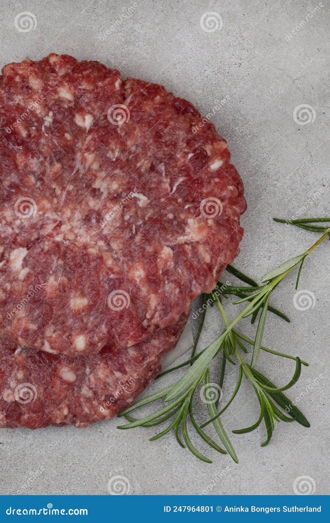 Raw and Ready for the Grill, Pure Beef Patties Stock Image - Image of ...