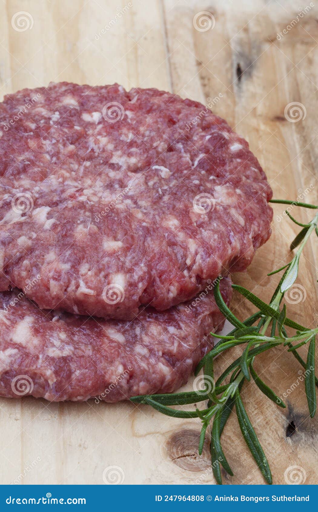Raw and Ready for the Grill, Pure Beef Patties Stock Photo - Image of ...