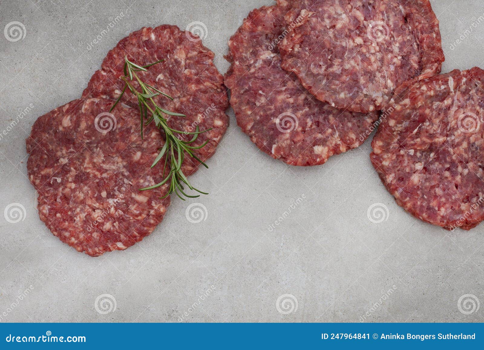 Raw and Ready for the Grill, Pure Beef Patties Stock Image - Image of ...
