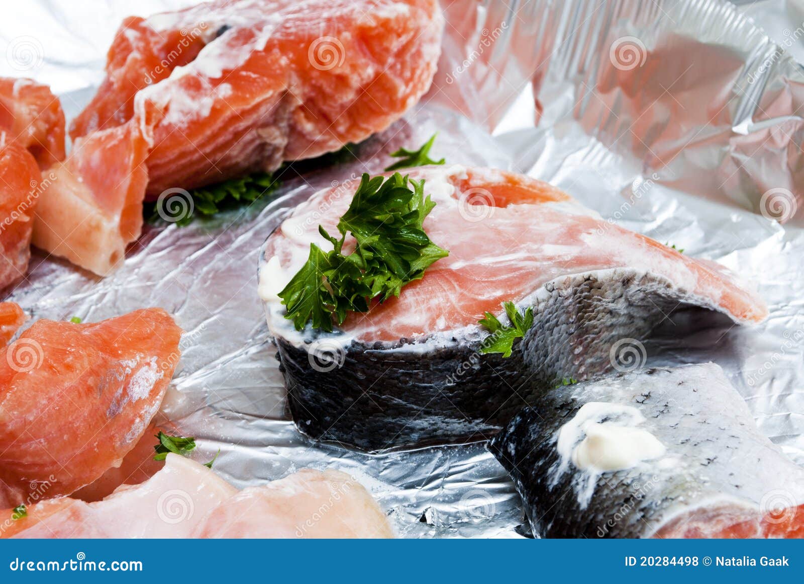 Raw red fish stock photo. Image of dinner, healthy, fish - 20284498