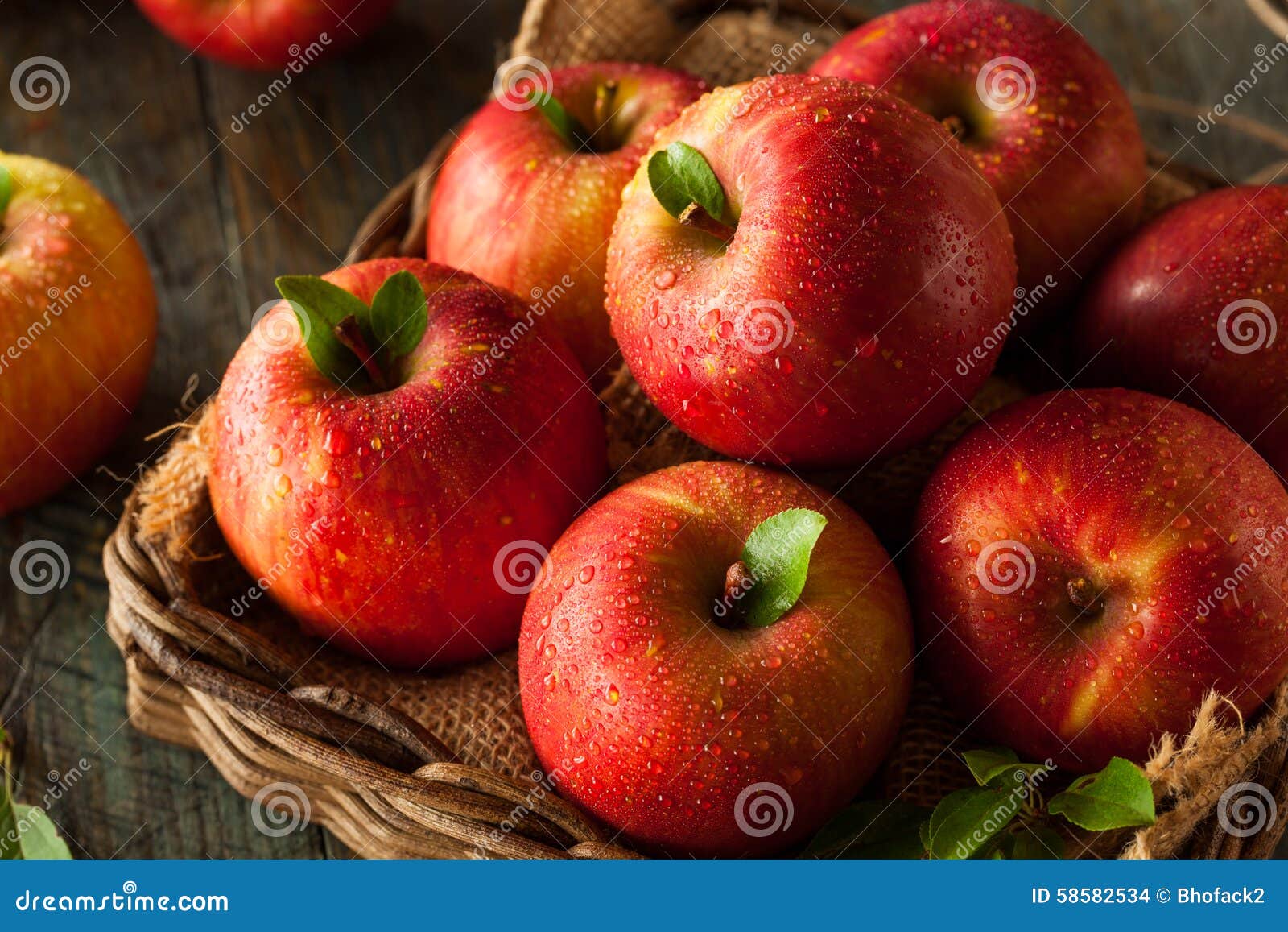 Raw Red Fuji Apples stock photo. Image of gala, food - 58582534