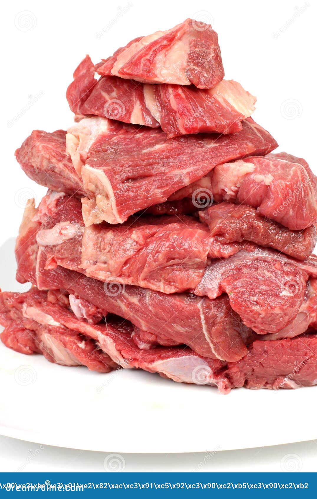 Raw red meat stock photo. Image of juicy, beefsteak, bloody - 31170324