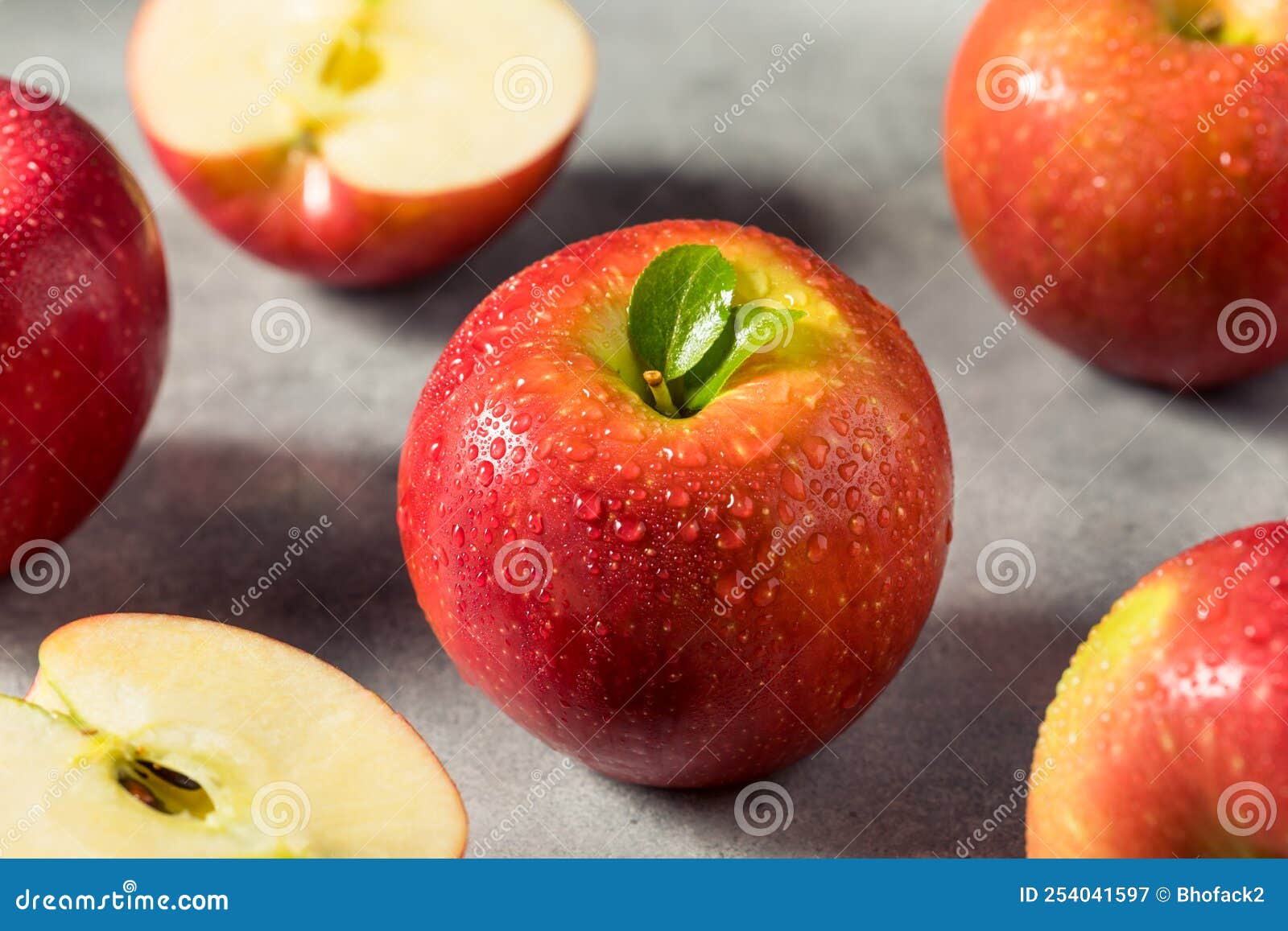 Raw Red Organic Cosmic Crisp Apples Stock Image - Image of crisp ...