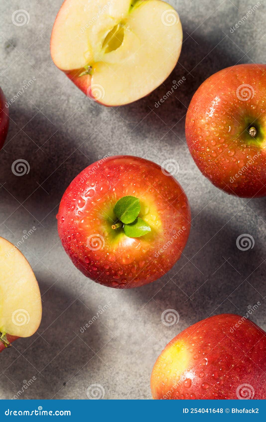 Raw Red Organic Cosmic Crisp Apples Stock Photo - Image of fruit ...