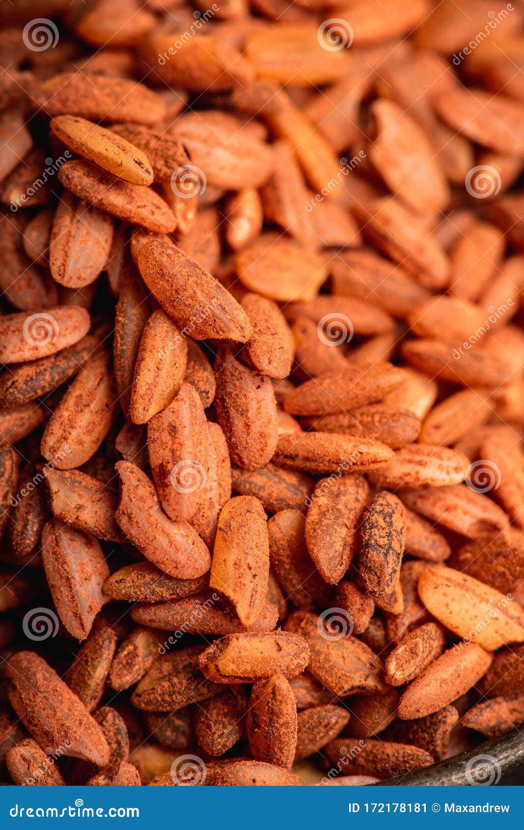 Raw Red Rice Dev-zira on the Kitchen Table Stock Image - Image of ...