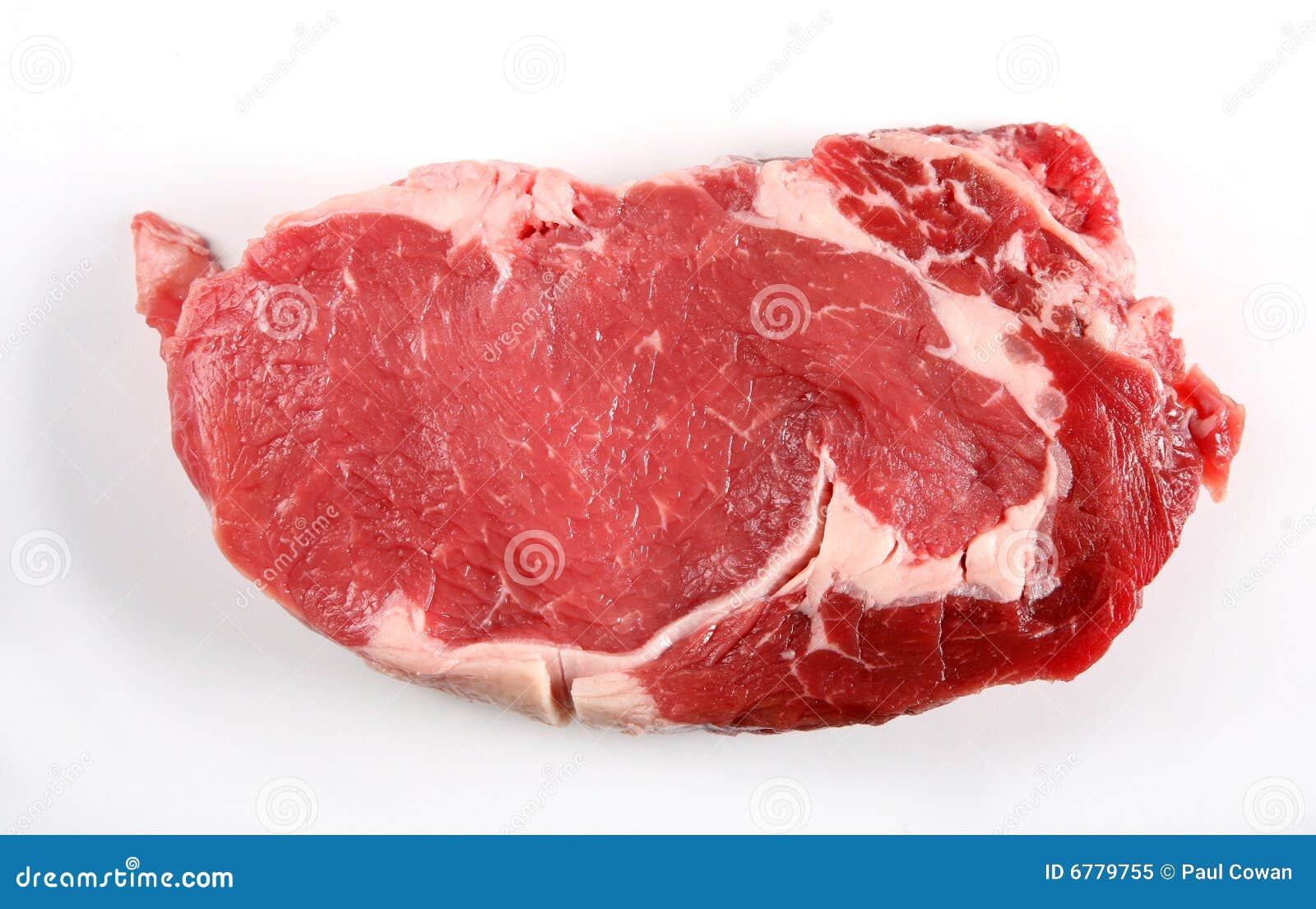 Raw ribeye steak stock image. Image of white, horizontal - 6779755