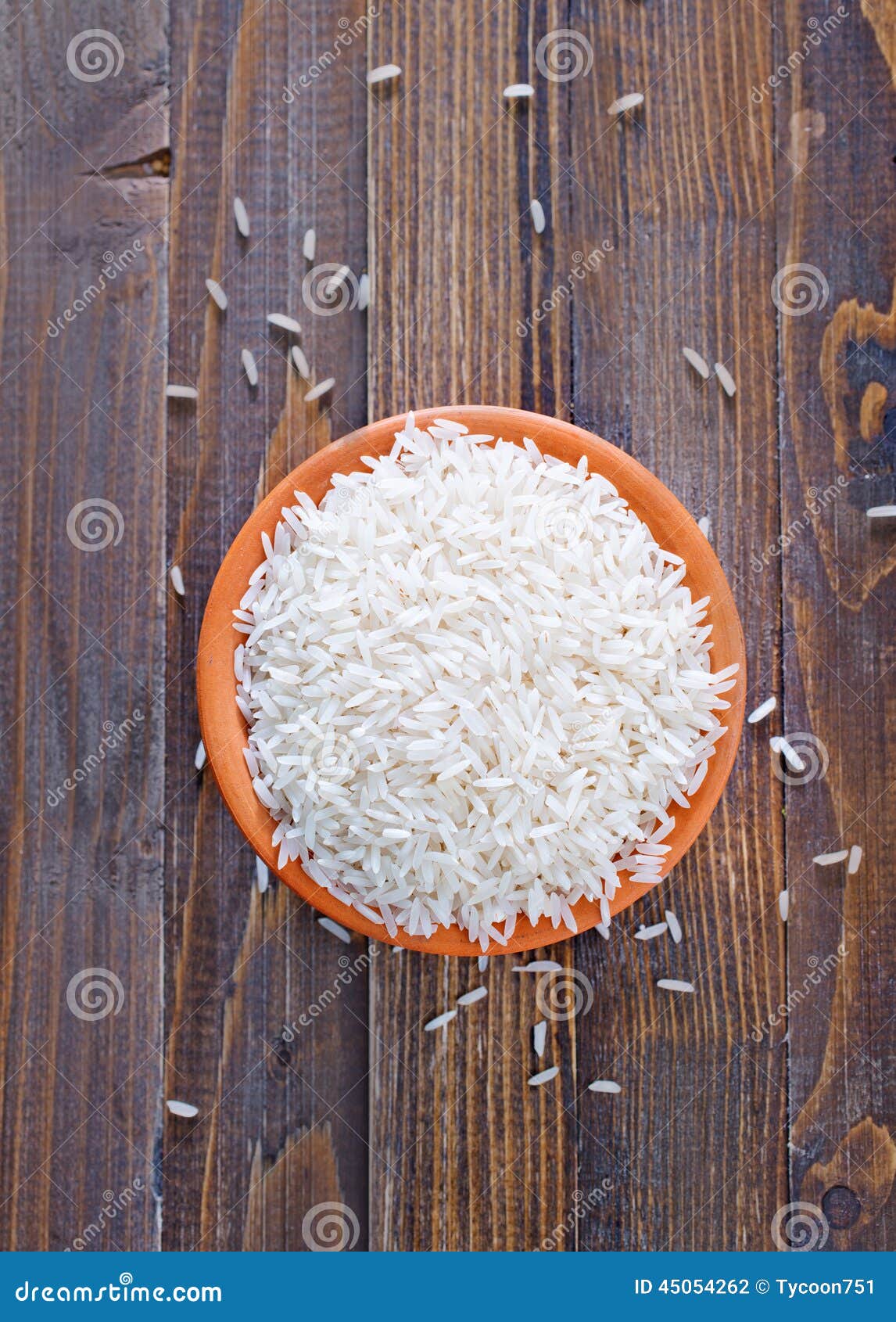 Raw rice stock photo. Image of eating, nutrition, loose - 45054262