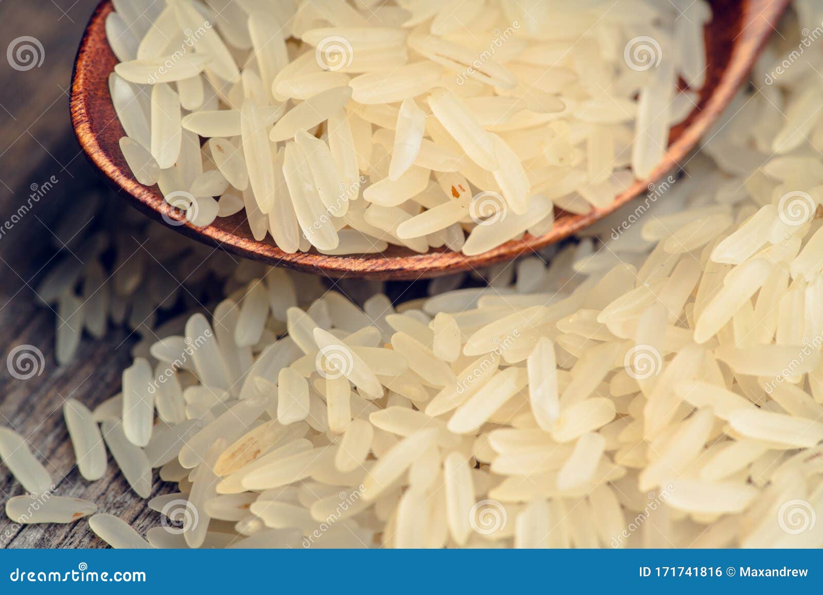 Raw Rice on the Kitchen Table Stock Photo - Image of russian, nutrition ...